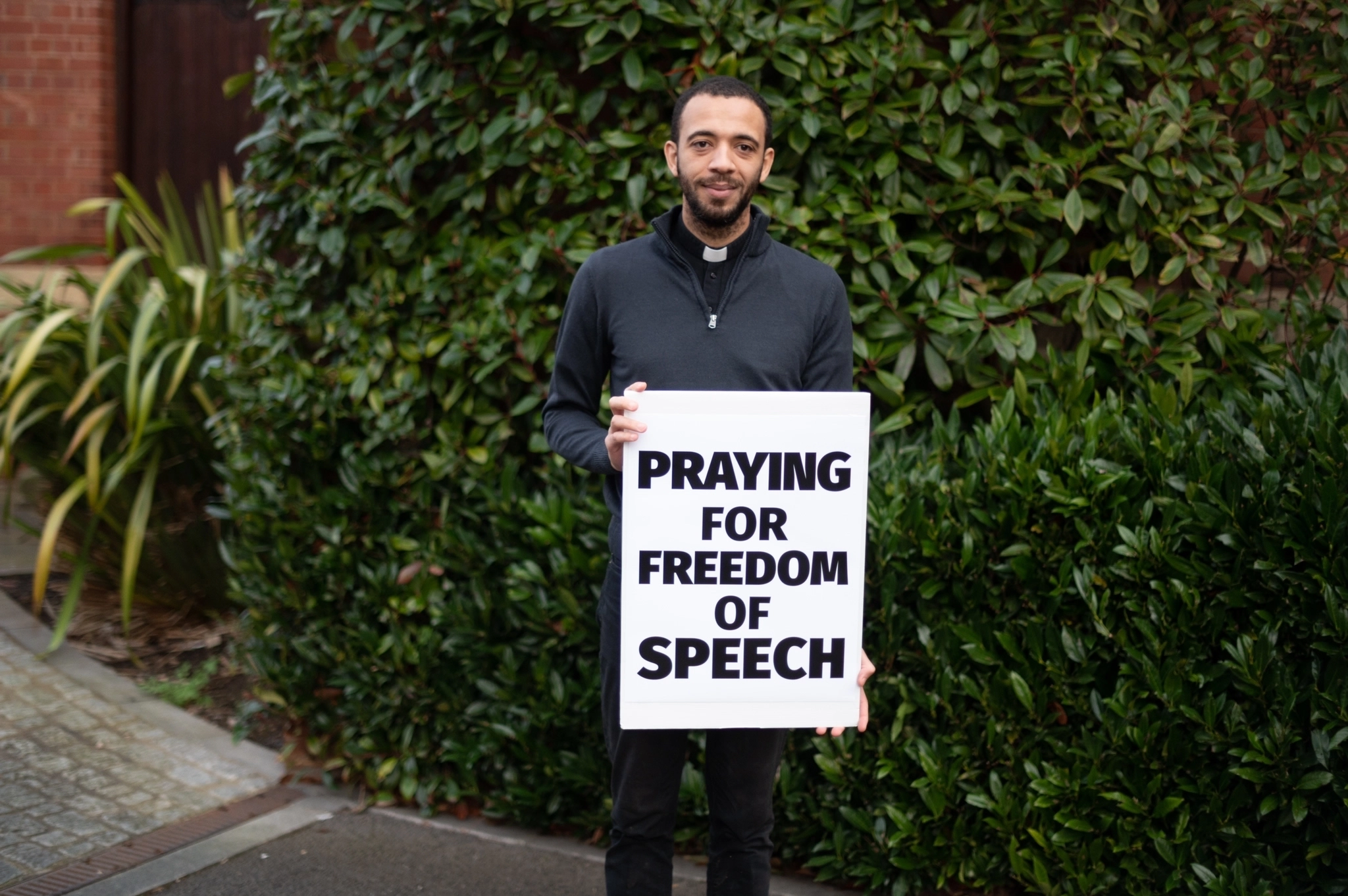 Priest challenged with a legal battle for “praying for free speech ...